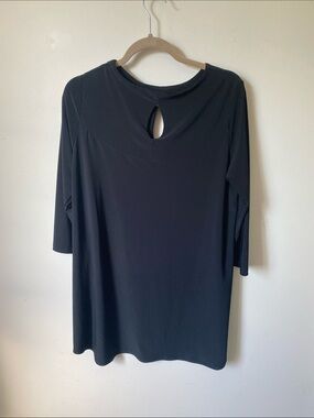Sympli | Tops | Sympli Black Long Sleeve Tunic With Cutout Design ...